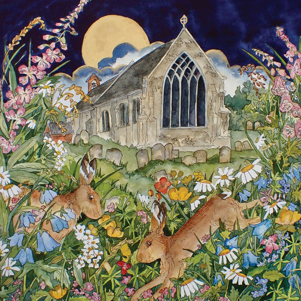 The Hares Returned To Dance By Buttercup and Daisy | Greeting Cards and ...