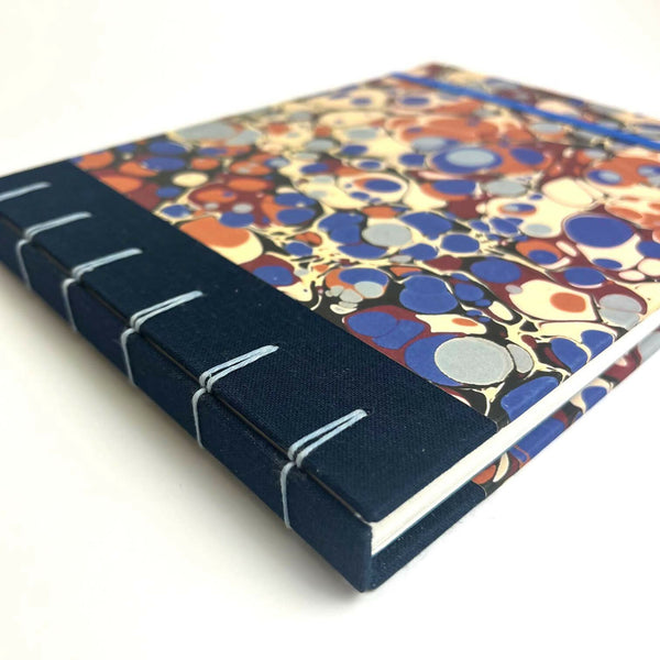 Handmade Marbled Landscape Watercolour Sketchbook - Medium