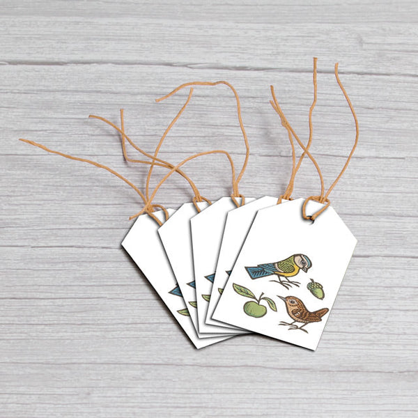 TAG GH2 03 - Garden Birds - Set of 5 gift tags | Greeting Cards and ...