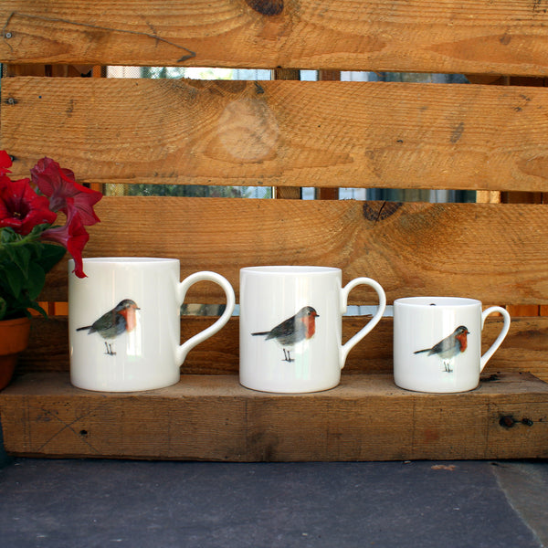 Robin - Bone China Mugs | Greeting Cards and Stationery