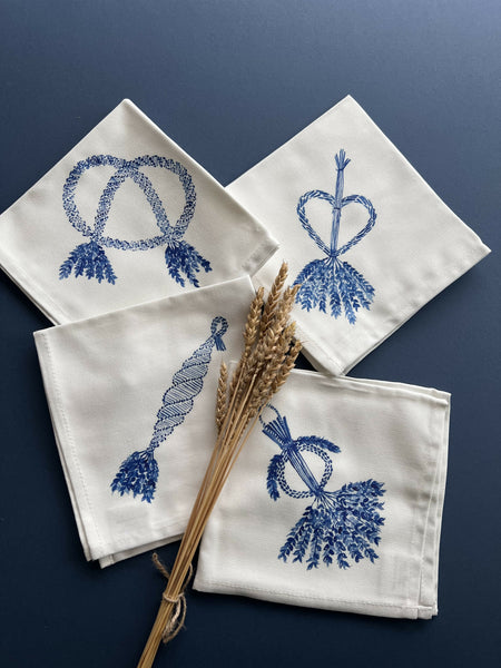 Corn Dolly Napkins - Set of 4 | Greeting Cards and Stationery